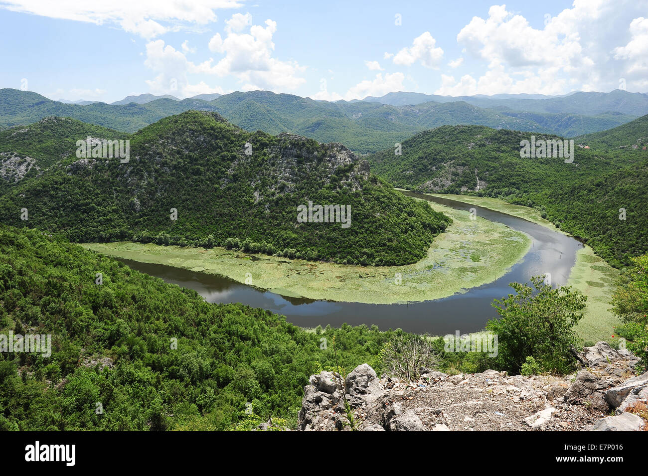 Balkans, scenery, landscape, country, Europe, green, idyllic, jezero ...