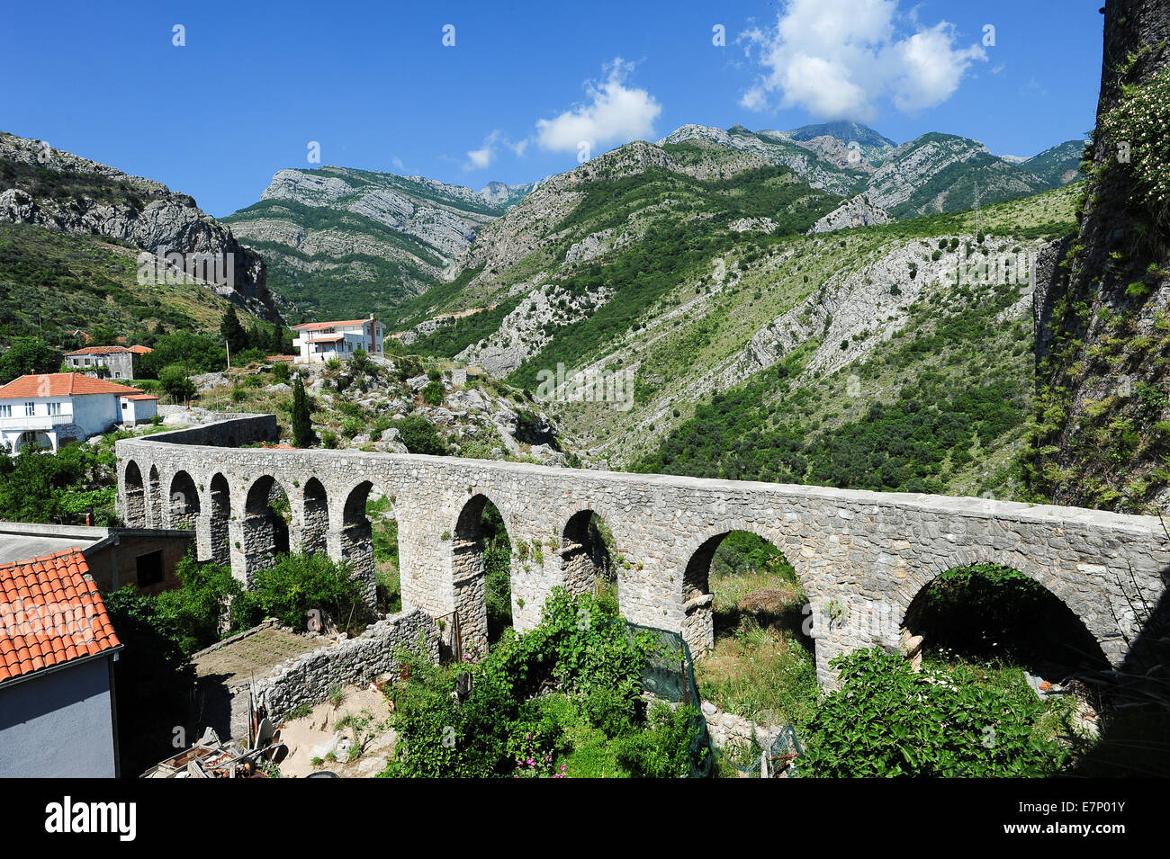 Castle, ancient, antique, architecture, Balkans, bar, belfry, bell ...