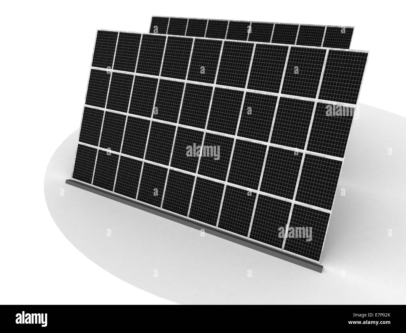 Construction solar panels Black and White Stock Photos & Images - Alamy
