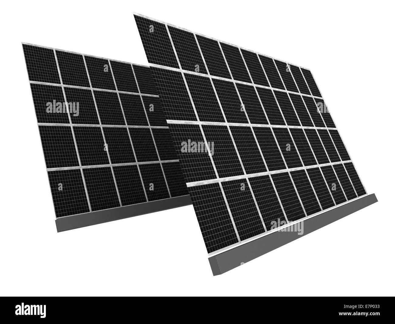 Solar panels Black and White Stock Photos & Images - Alamy