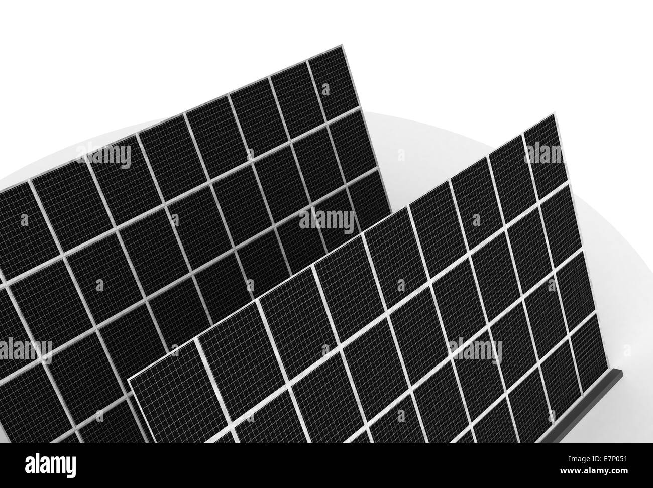 Construction solar panels Black and White Stock Photos & Images - Alamy
