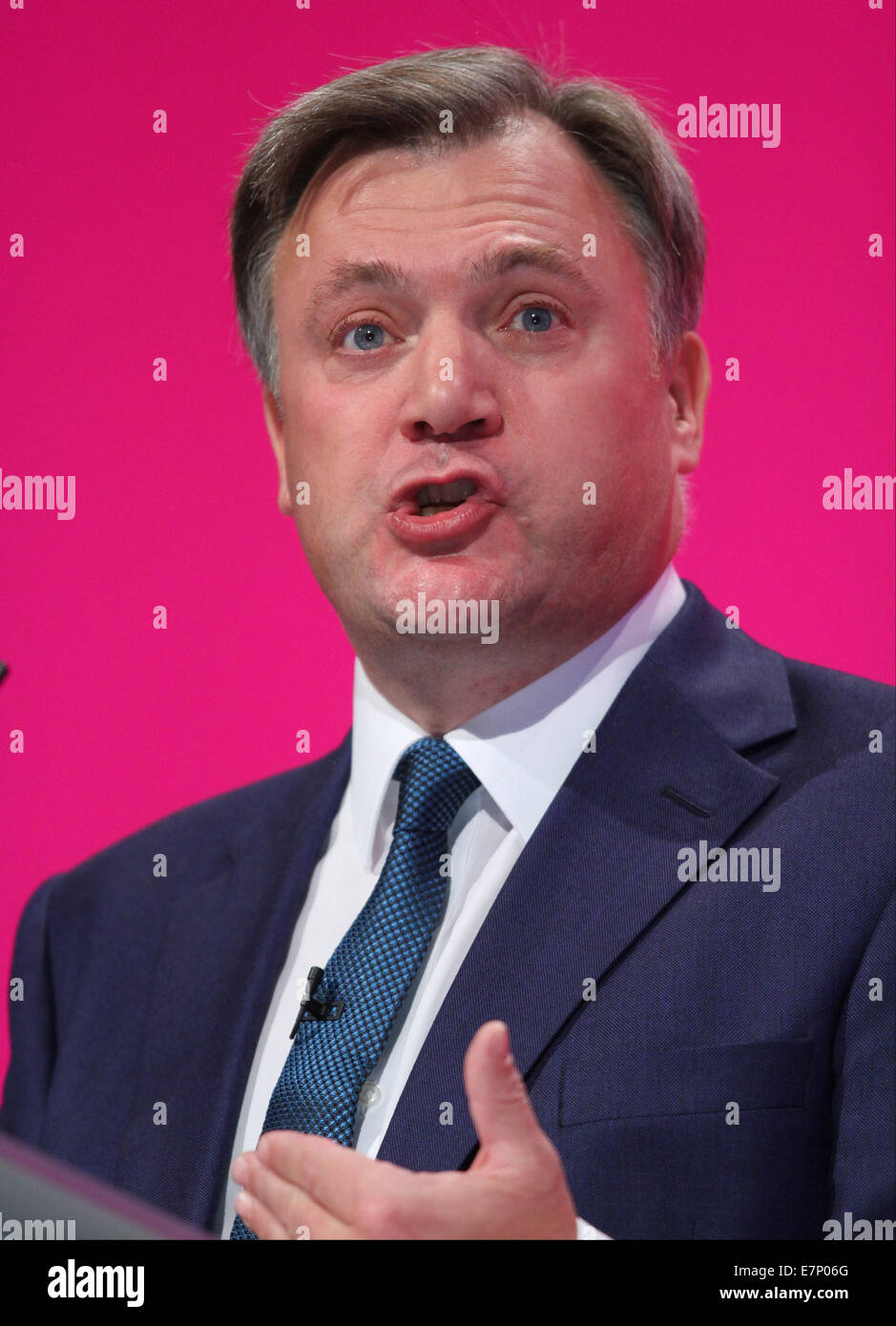 ED BALLS MP SHADOW CHANCELLOR OF THE EXCHE 22 September 2014 MANCHESTER ...
