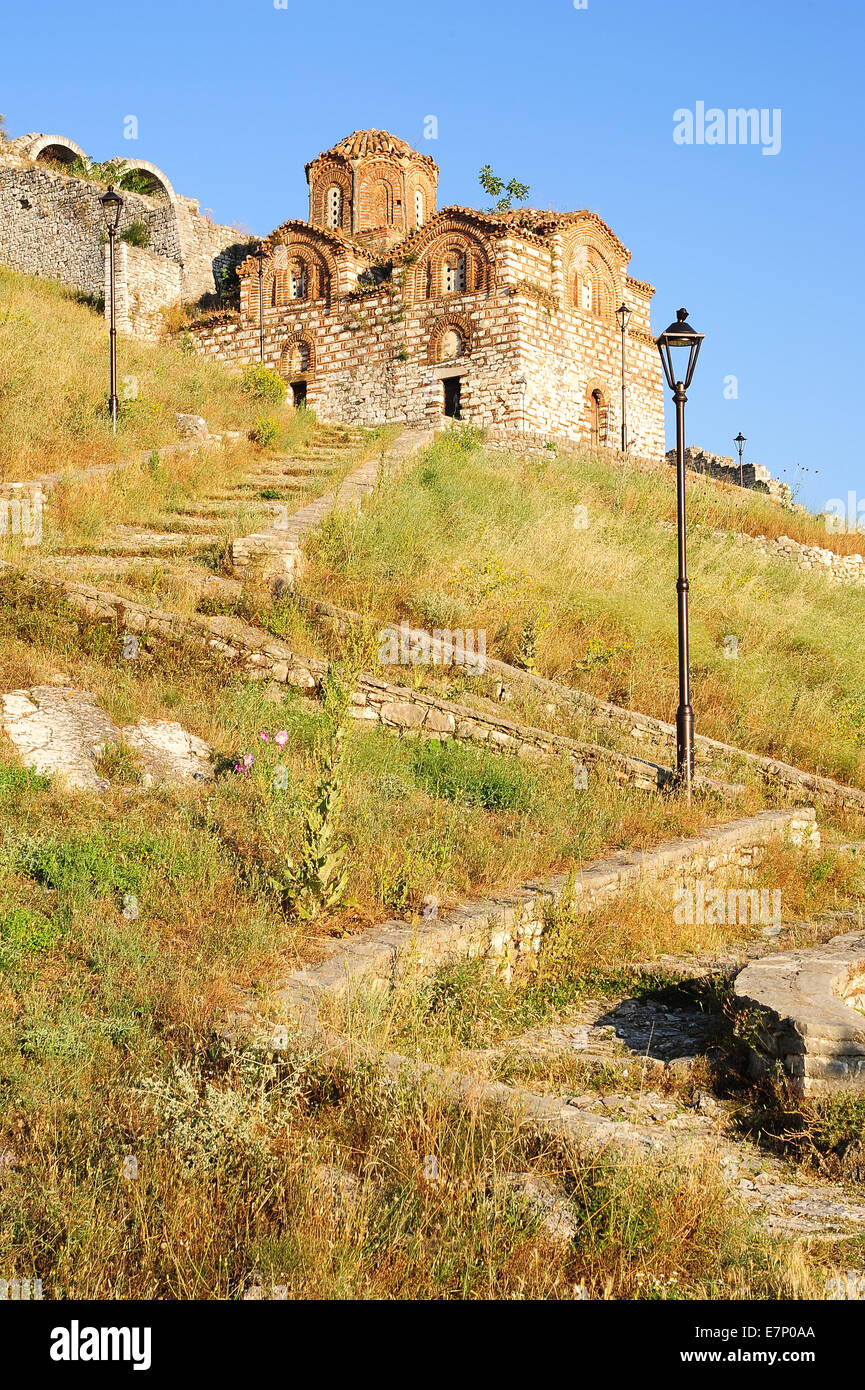 Castle, Albania, Albanian, architecture, Balkans, berat, berati ...