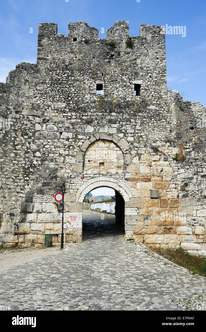 Castle, Albania, Albanian, architecture, Balkans, berat, berati ...