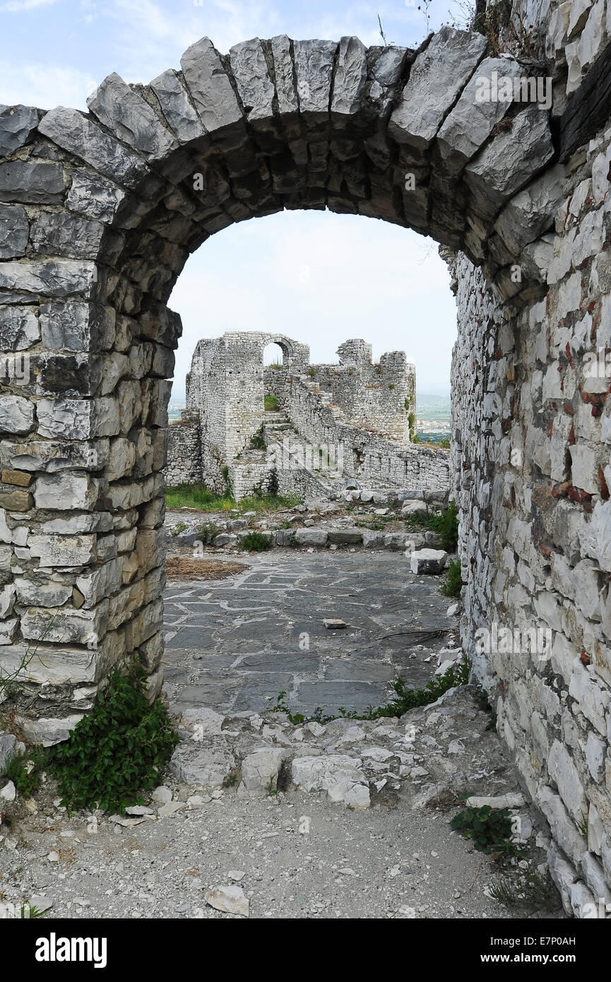 Castle, Albania, Albanian, arch, architecture, Balkans, berat, berati ...