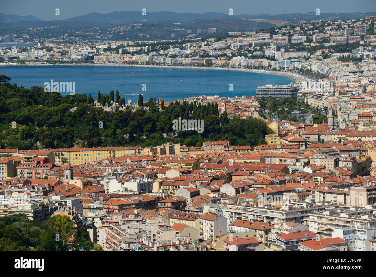 Europe, France, Cote d'Azur, Nice, Nizza, city, Riviera, coast, bay ...
