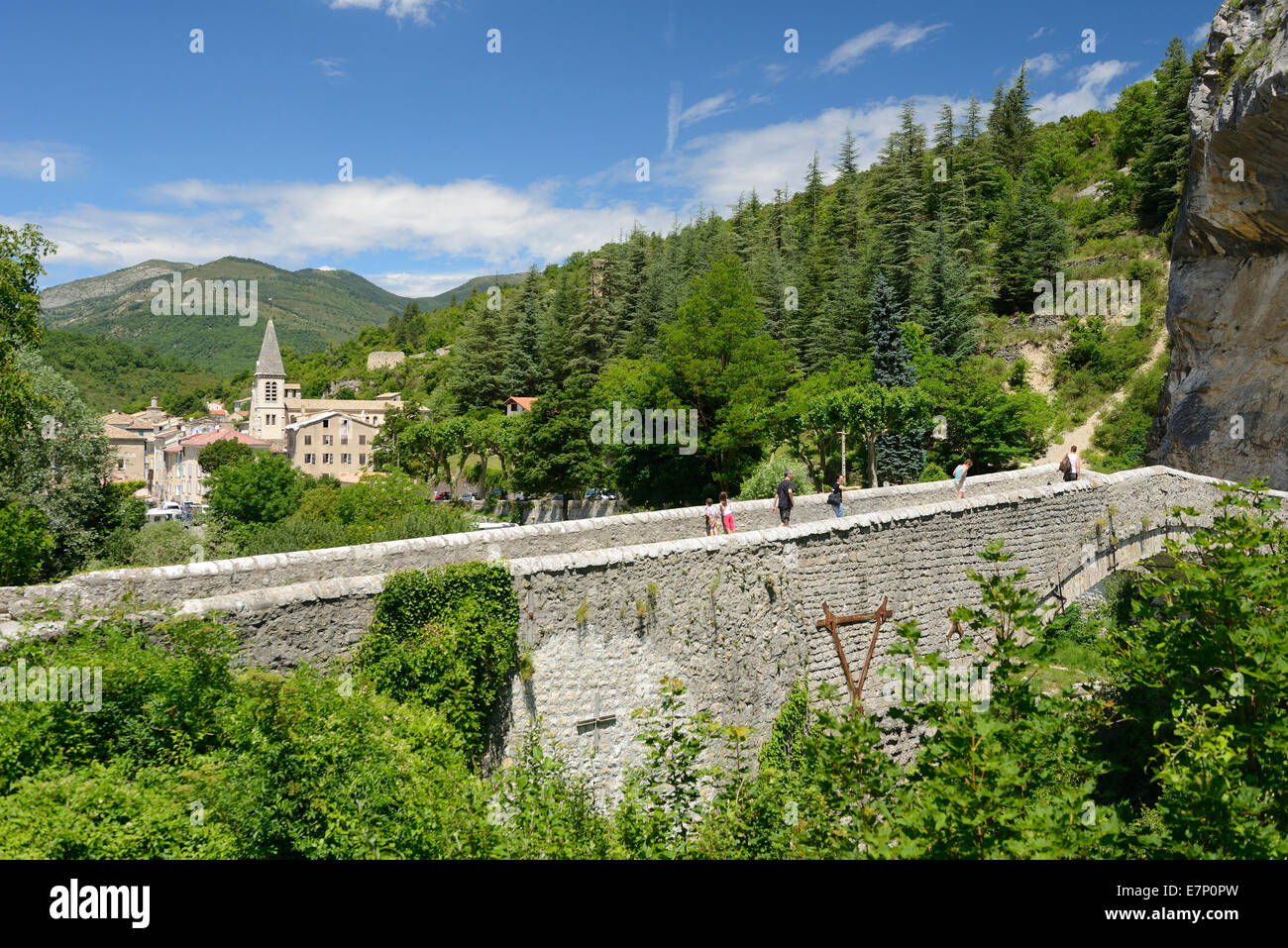 Castellane provence france town hi-res stock photography and images - Alamy