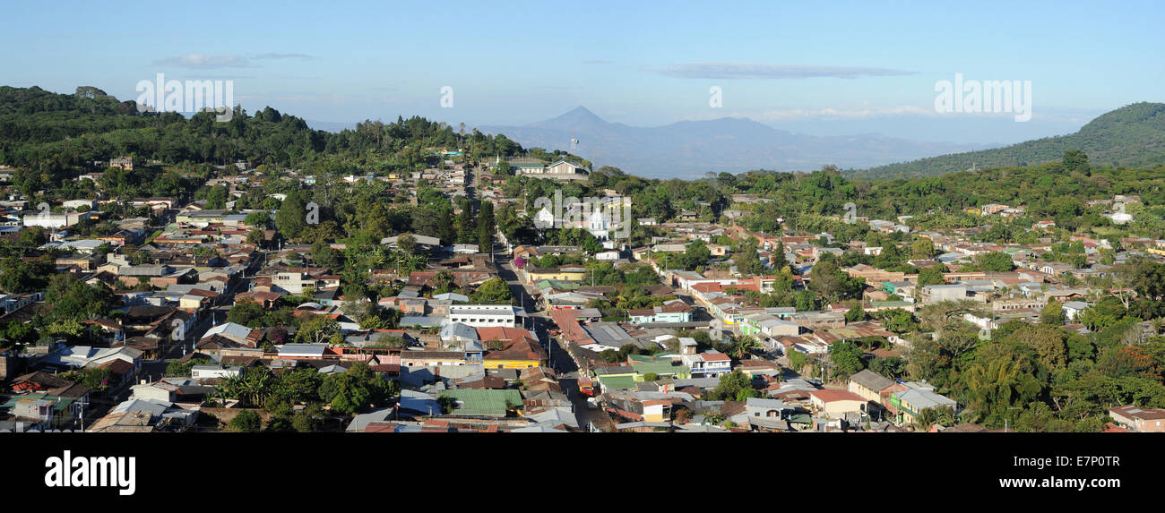 Ataco, Central America, Conception de Ataco, church, colonial, el ...