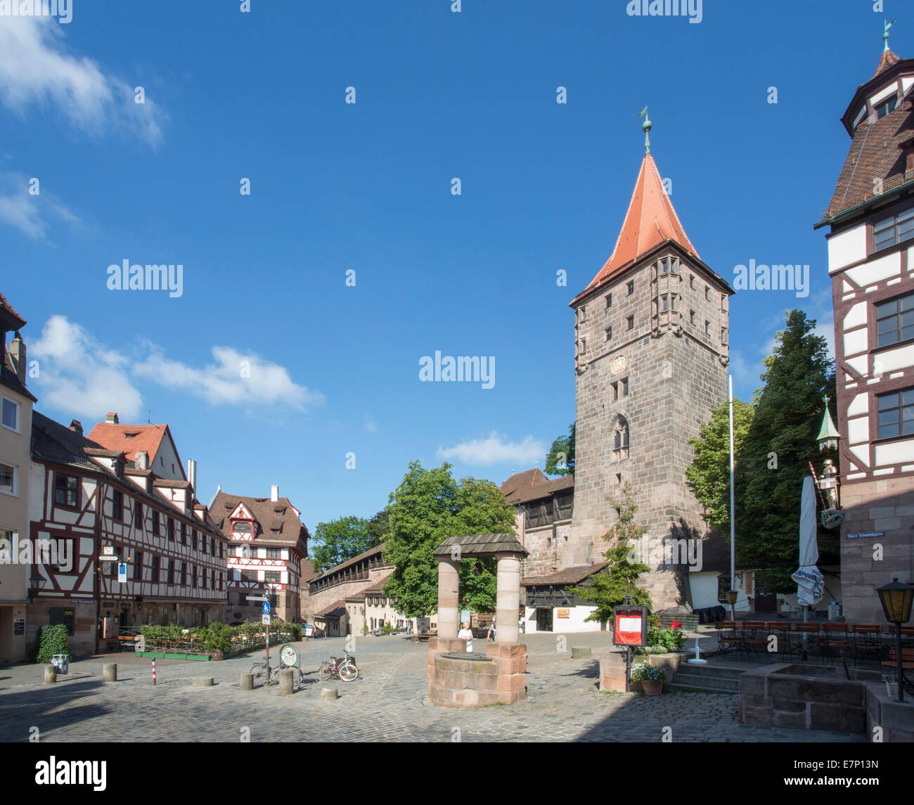 Germany, Europe, Nuremberg, Nuremberg Castle, architecture, city ...