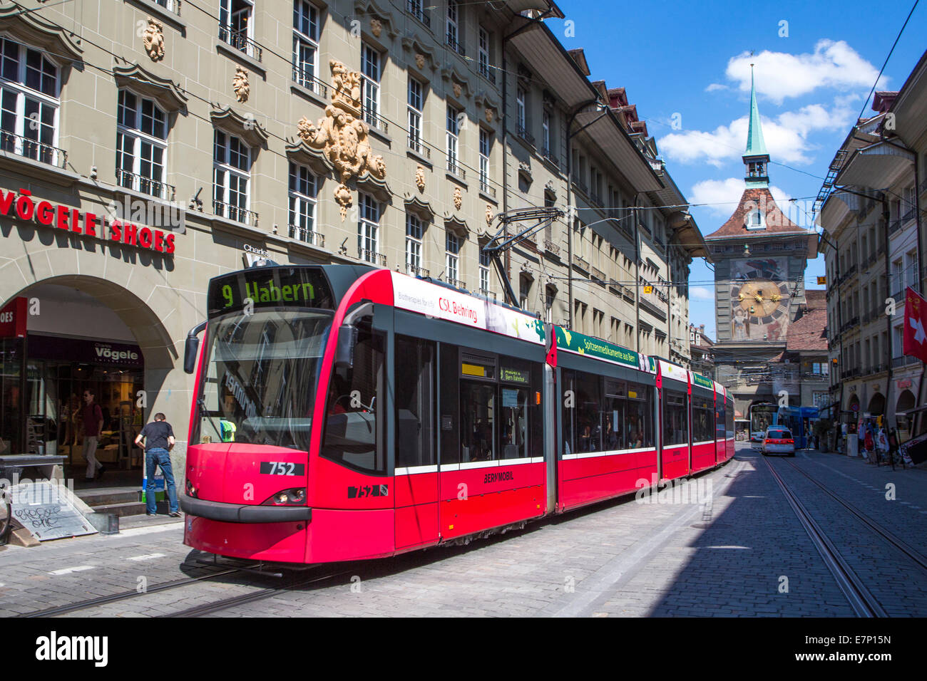 Bern, Berne, Clock, Kramgasse, Switzerland, Europe, architecture, city ...