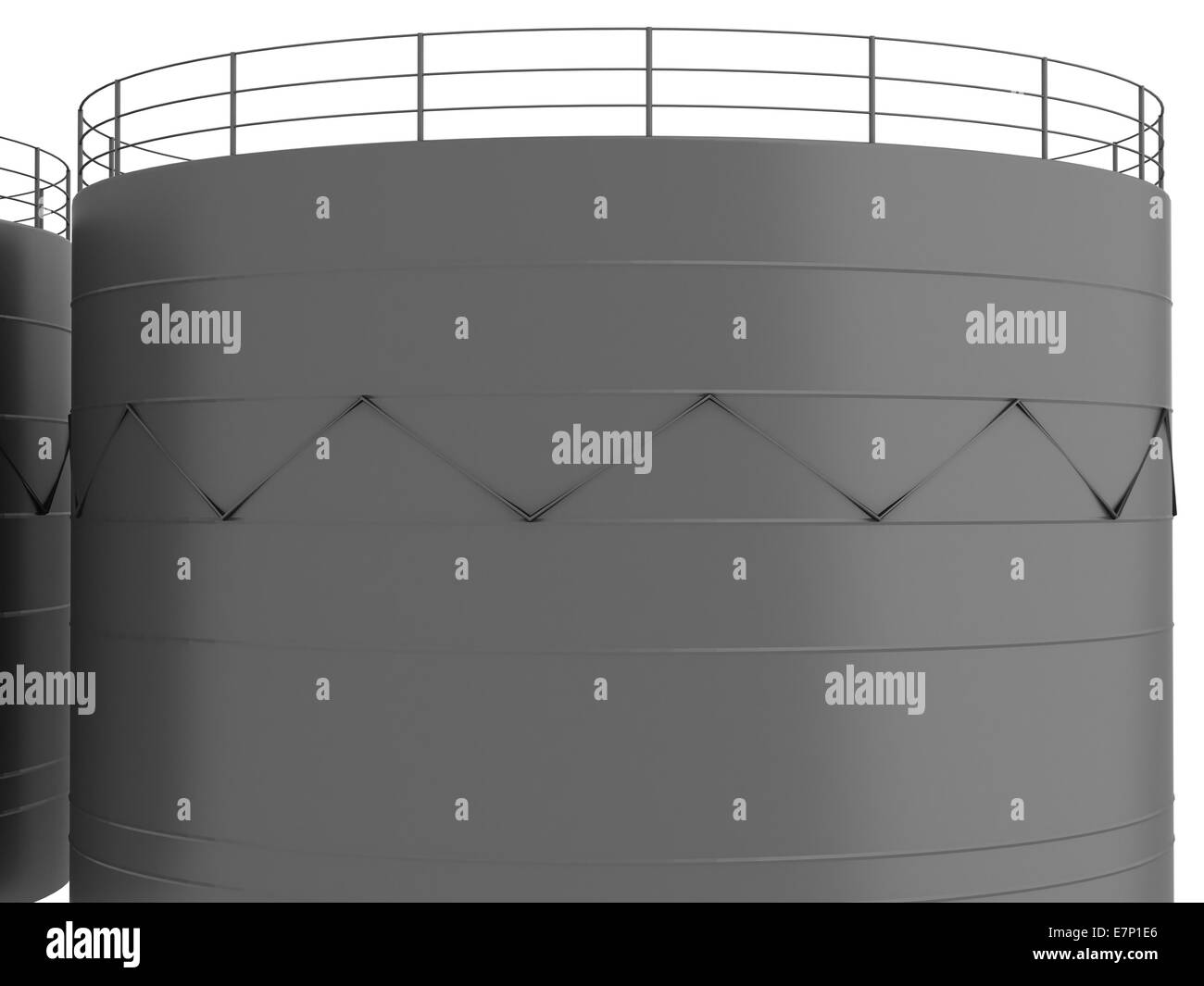 Oil storage tank Black and White Stock Photos & Images - Alamy
