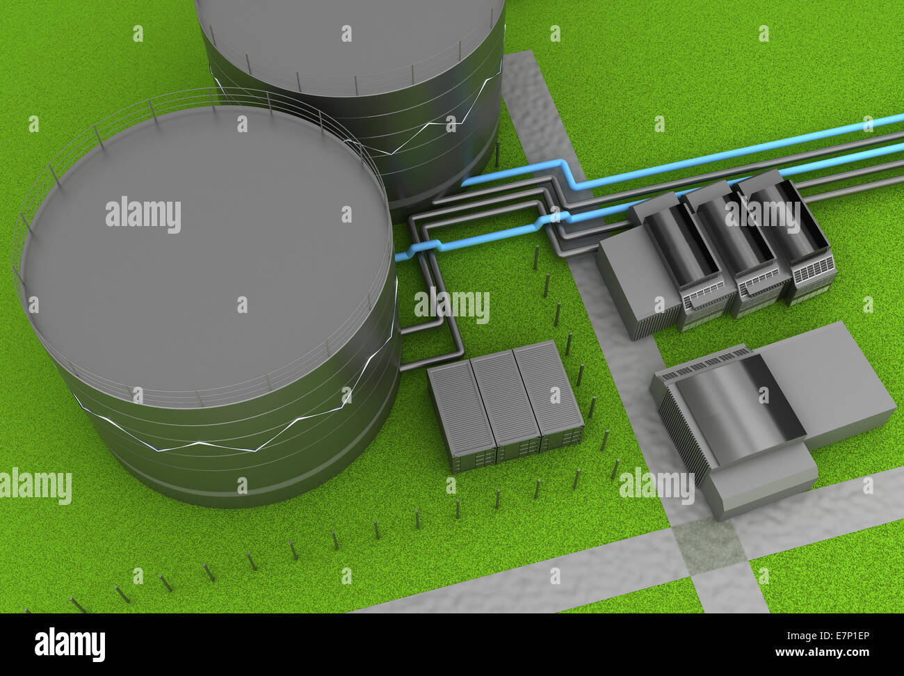 Oil tank storage site hi-res stock photography and images - Alamy