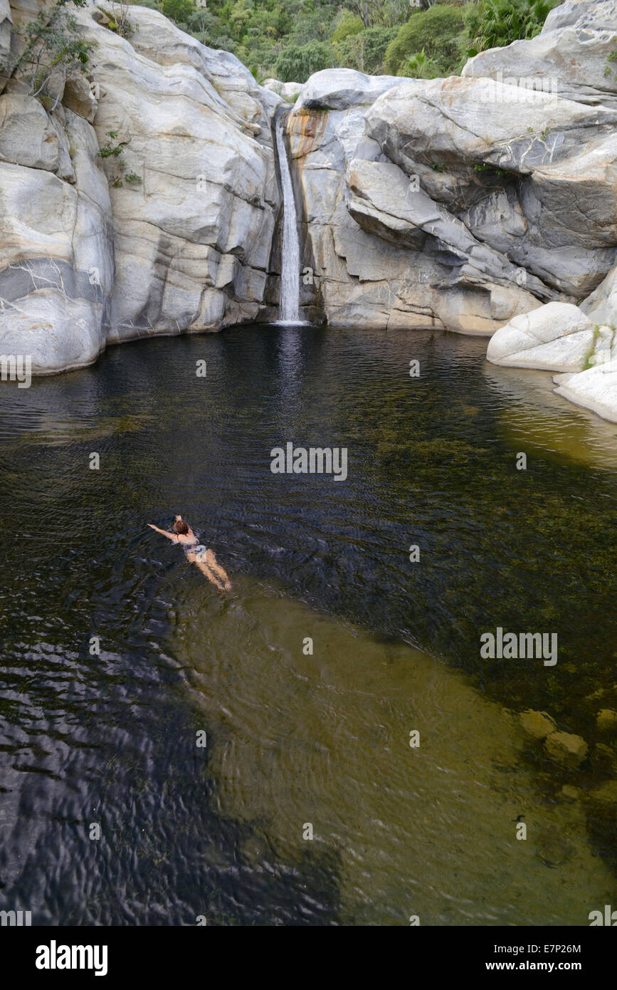 Mexico, North America, Baja, Baja California, Santiago, El Salto, fall ...