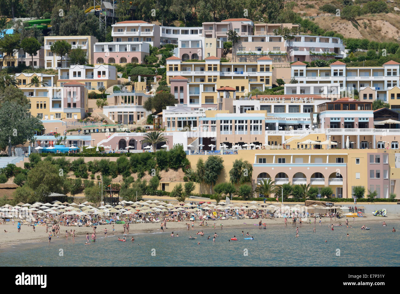 Europe, Greece, Greek, Crete, Mediterranean, island, Fodele, water park ...