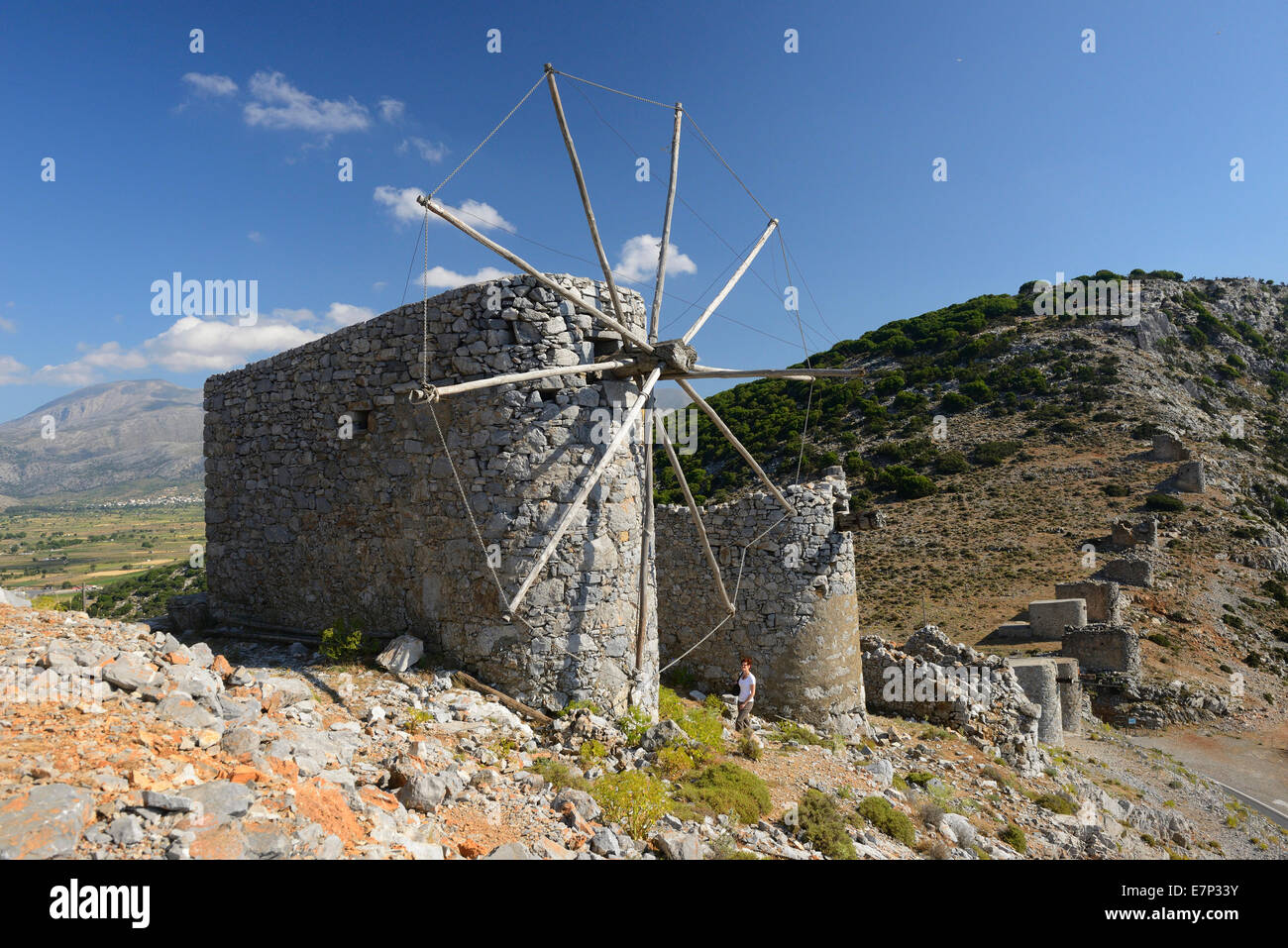 Europe, Greece, Greek, Crete, Mediterranean, island, historic, wind ...