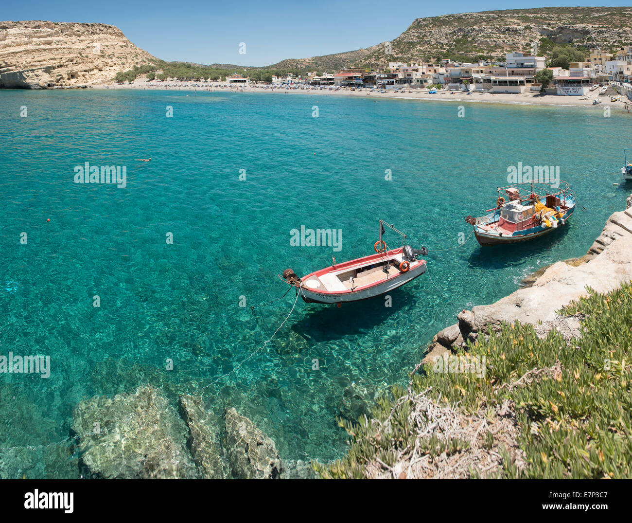 Europe, Greece, Greek, Crete, Mediterranean, island, Matala, Coast, sea ...