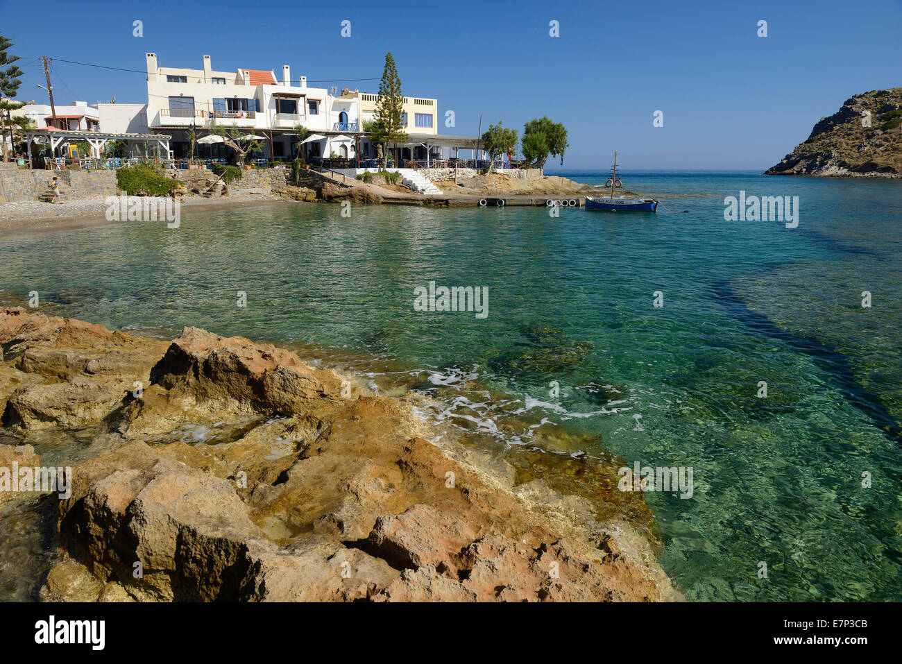 Europe, Greece, Greek, Crete, Mediterranean, island, Mochlos, sea, bay ...