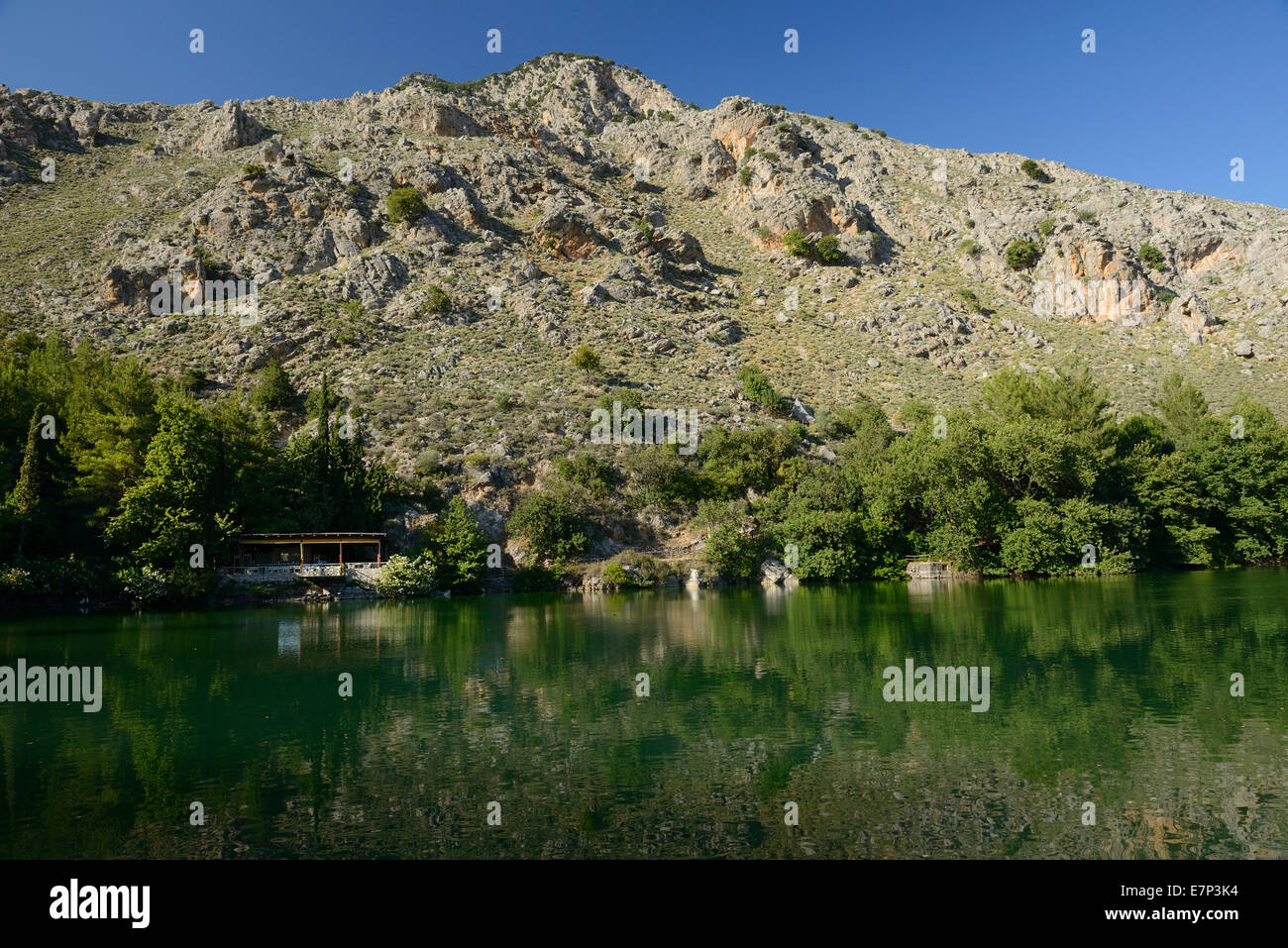 Europe, Greece, Greek, Crete, Mediterranean, island, Zaros, lake ...