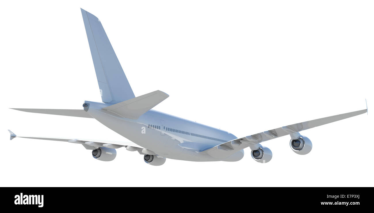 Airplane rear view Cut Out Stock Images & Pictures - Alamy