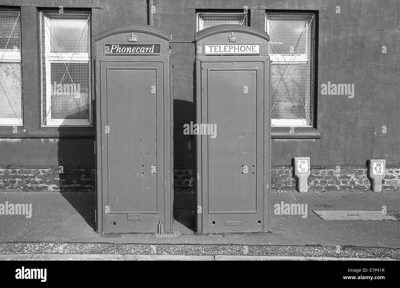 Concrete telephone box hi-res stock photography and images - Alamy