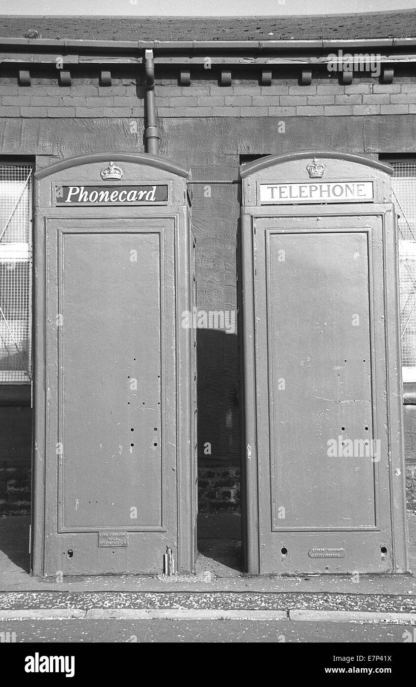 2 phone boxes Stock Photo - Alamy