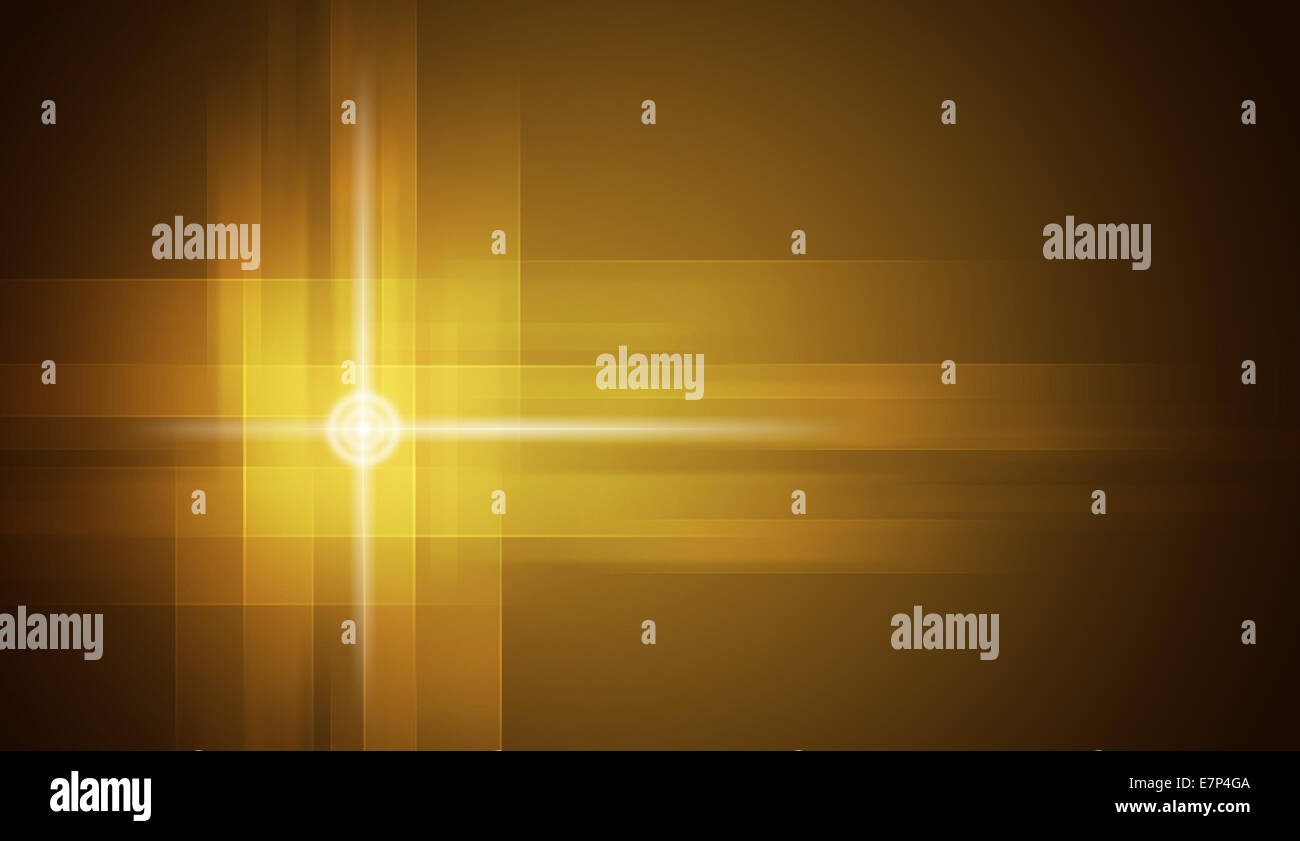 Glow circles on yellow gradient background Stock Photo - Alamy