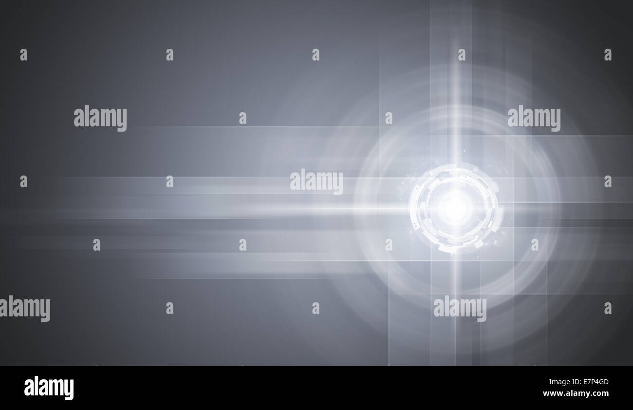 Glow circles on gray gradient background Stock Photo - Alamy