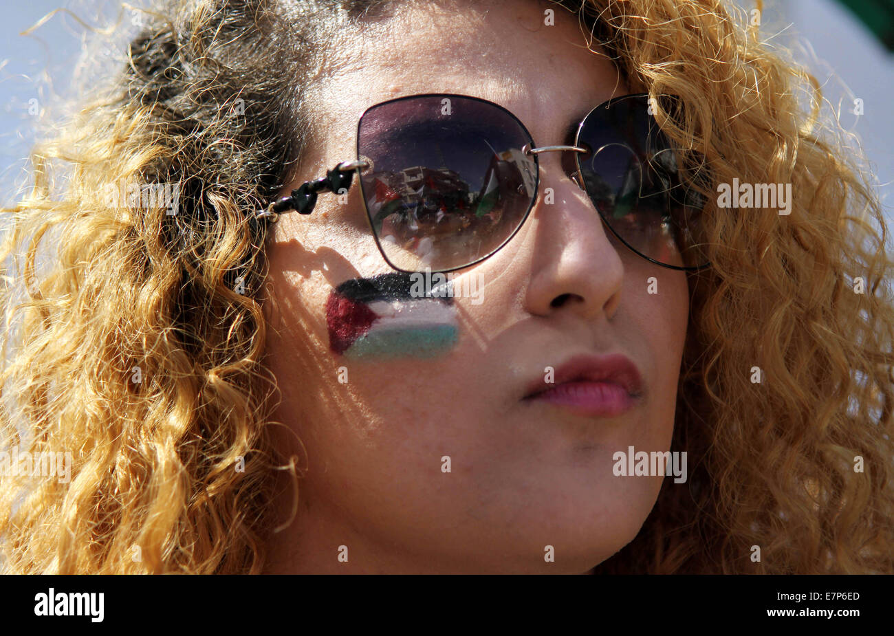Ramallah, West Bank, Palestinian Territory. 22nd Sep, 2014. A ...
