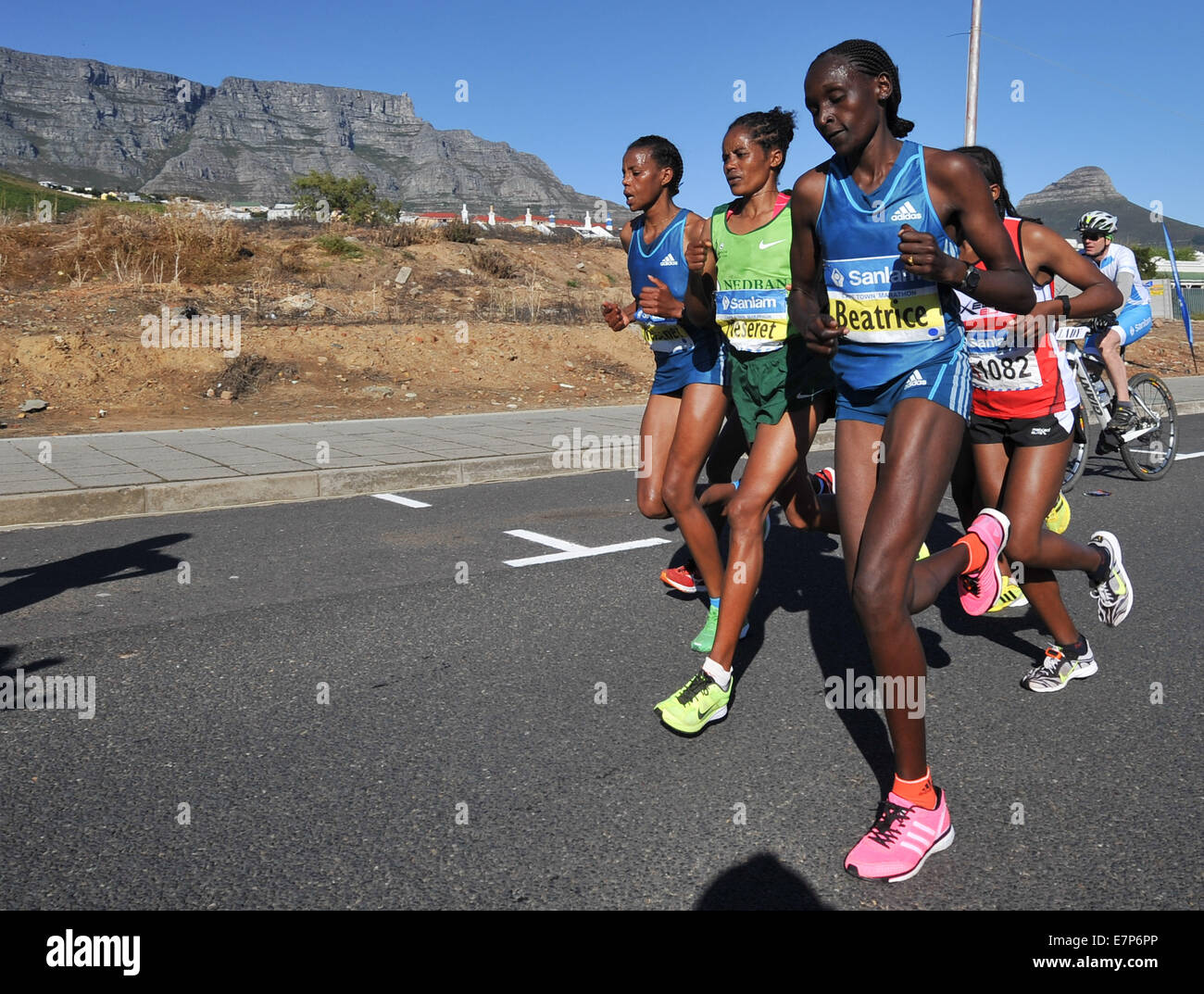 Cape Town, South Africa. 21st Sep, 2014. Netsenet Achamo of Ethiopia ...