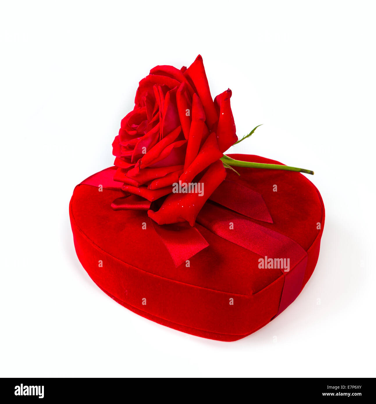 Gift roses composition on Cut Out Stock Images & Pictures - Alamy