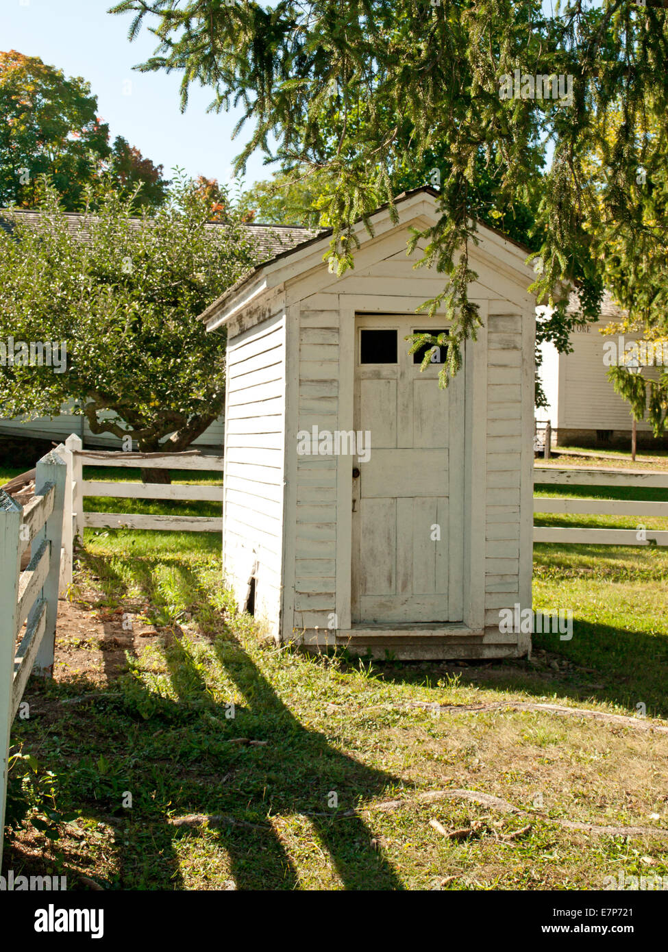 Classic old outhouse hi-res stock photography and images - Alamy