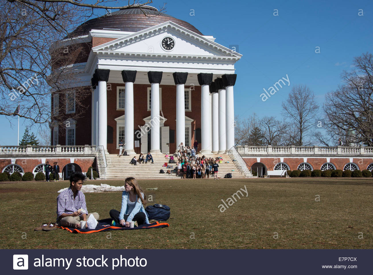 University Of Virginia Campus Stock Photos & University Of Virginia ...