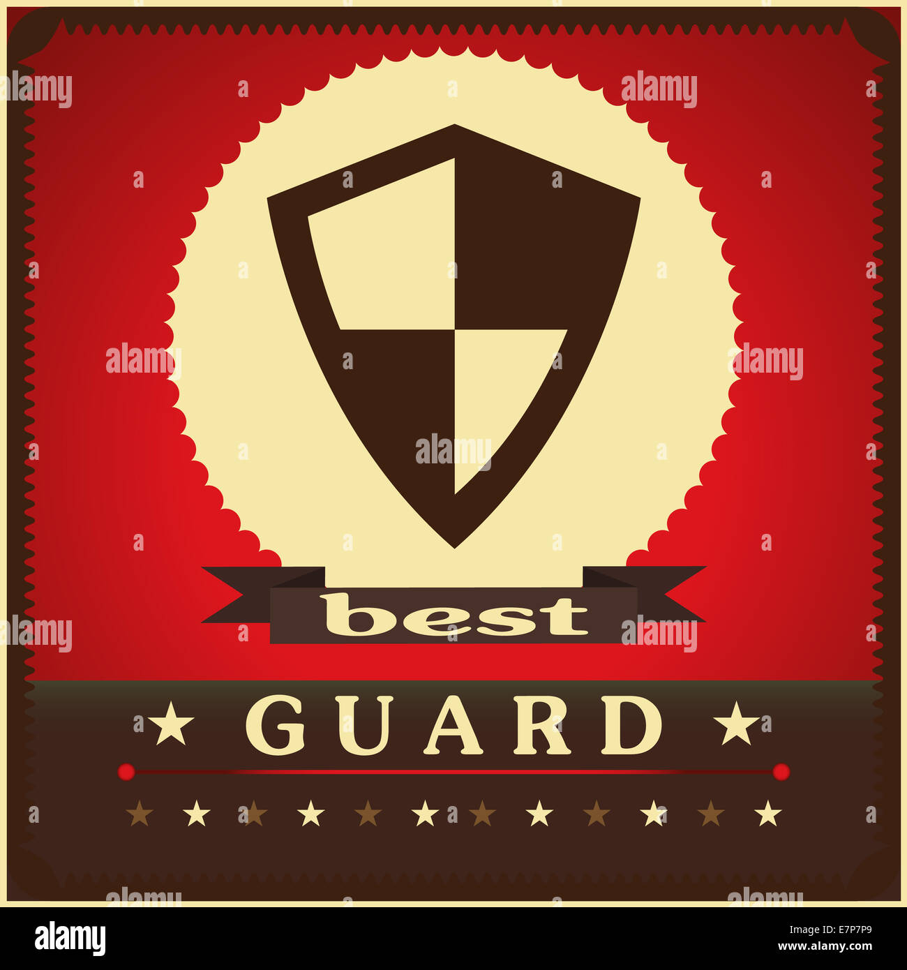 Protection shield sign concept style design Stock Photo - Alamy