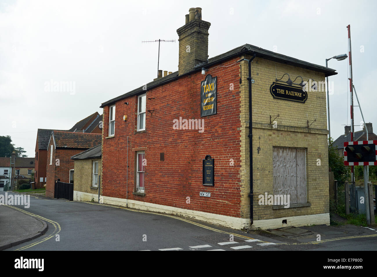 The Railway public house Saxmundham, Suffolk, UK Stock Photo - Alamy