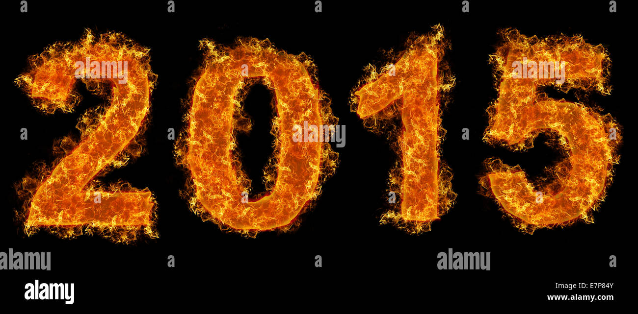 Red 2015 year calendar hi-res stock photography and images - Alamy