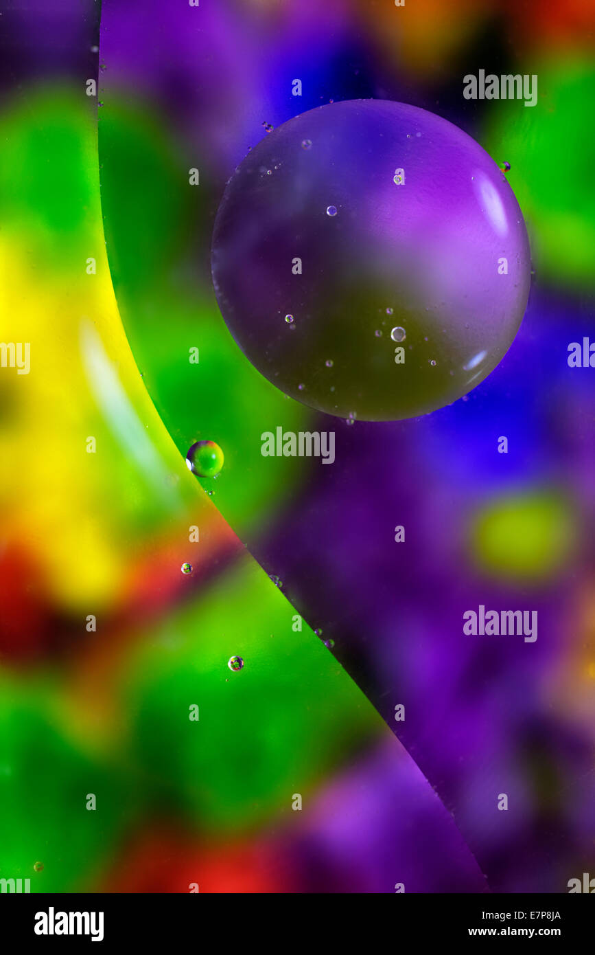 Unusual oil pattern hi-res stock photography and images - Alamy