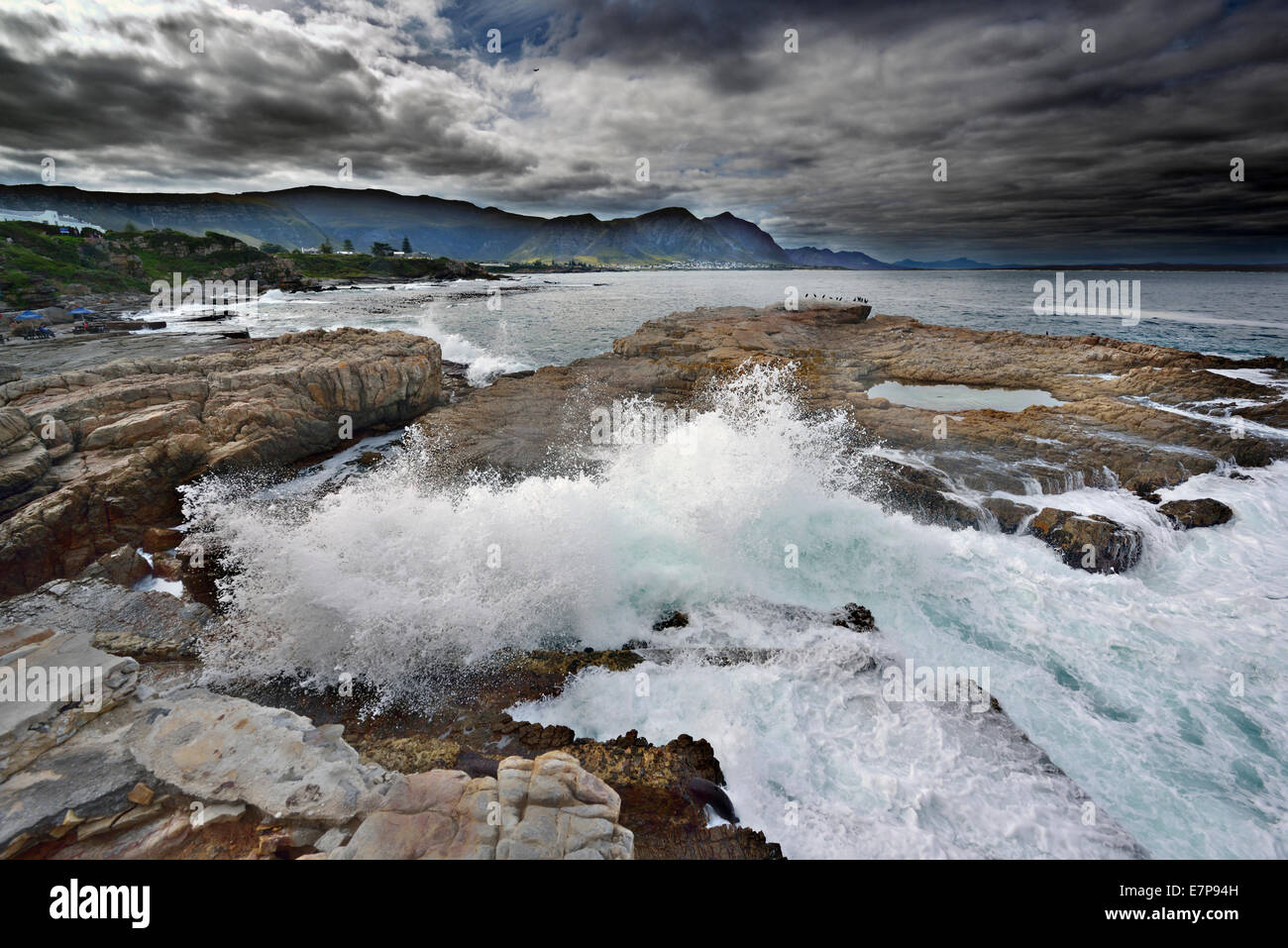 South Africa, Hermanus, sea landscape Stock Photo - Alamy