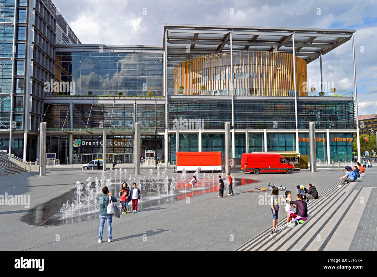 Brent Civic Centre and Wembley Library, London Borough of Brent, London ...