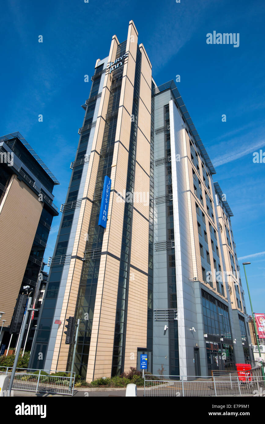 Jurys Inn Hotel on Station Street at the Waterfront Plaza in Nottingham ...