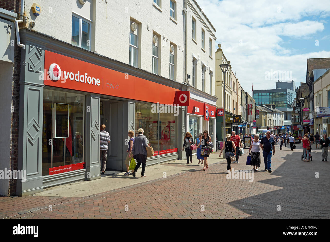 Ipswich town centre shopping hi-res stock photography and images - Alamy