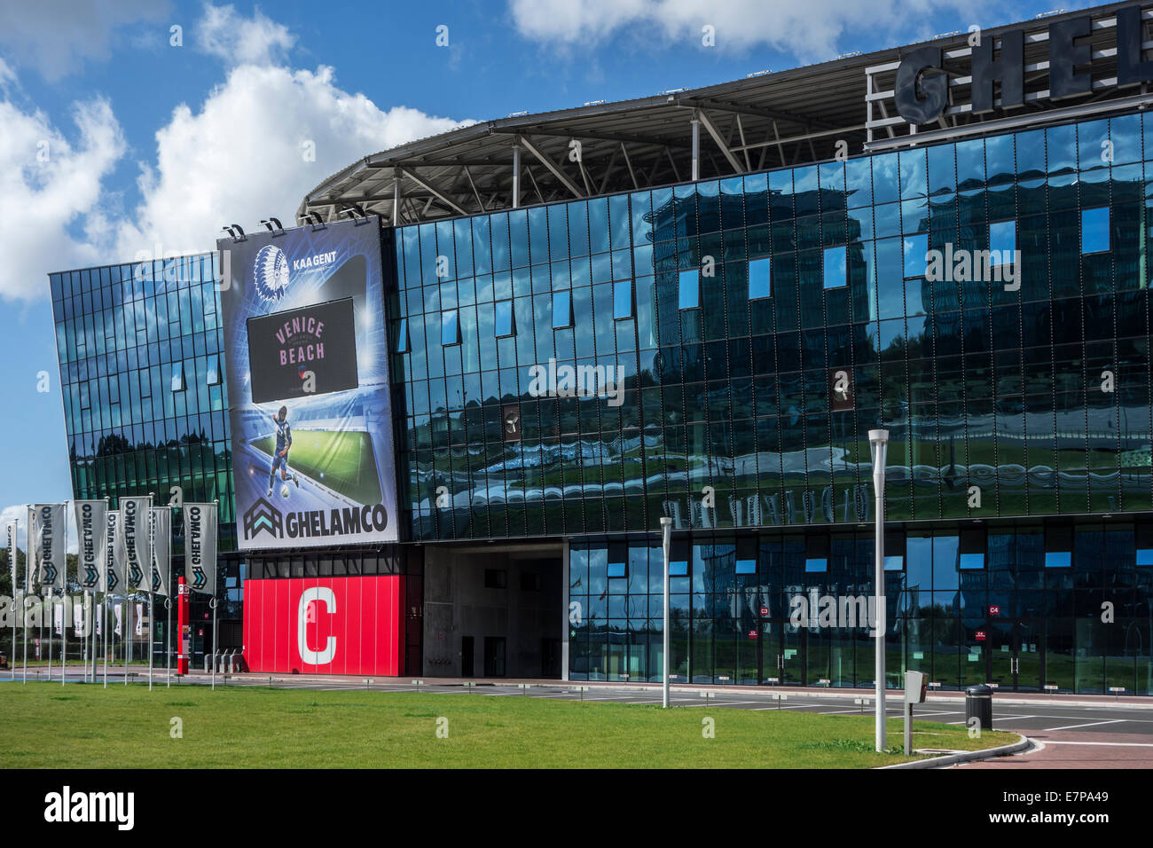 Ghelamco Arena / Arteveldestadion of football club KAA Gent, multi-use ...