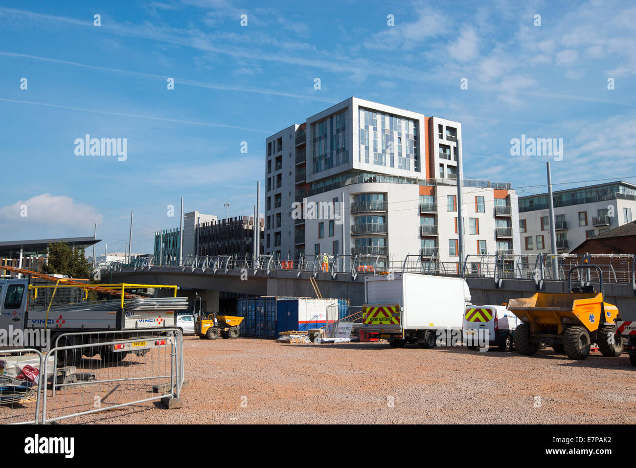 Tram line construction hi-res stock photography and images - Alamy