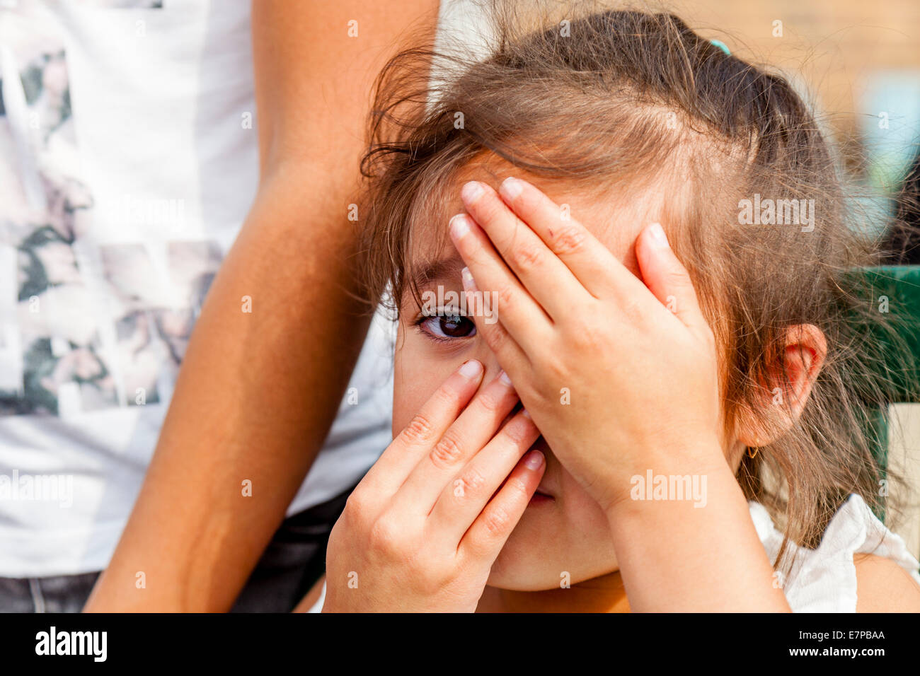 Embarrassed child hi-res stock photography and images - Alamy