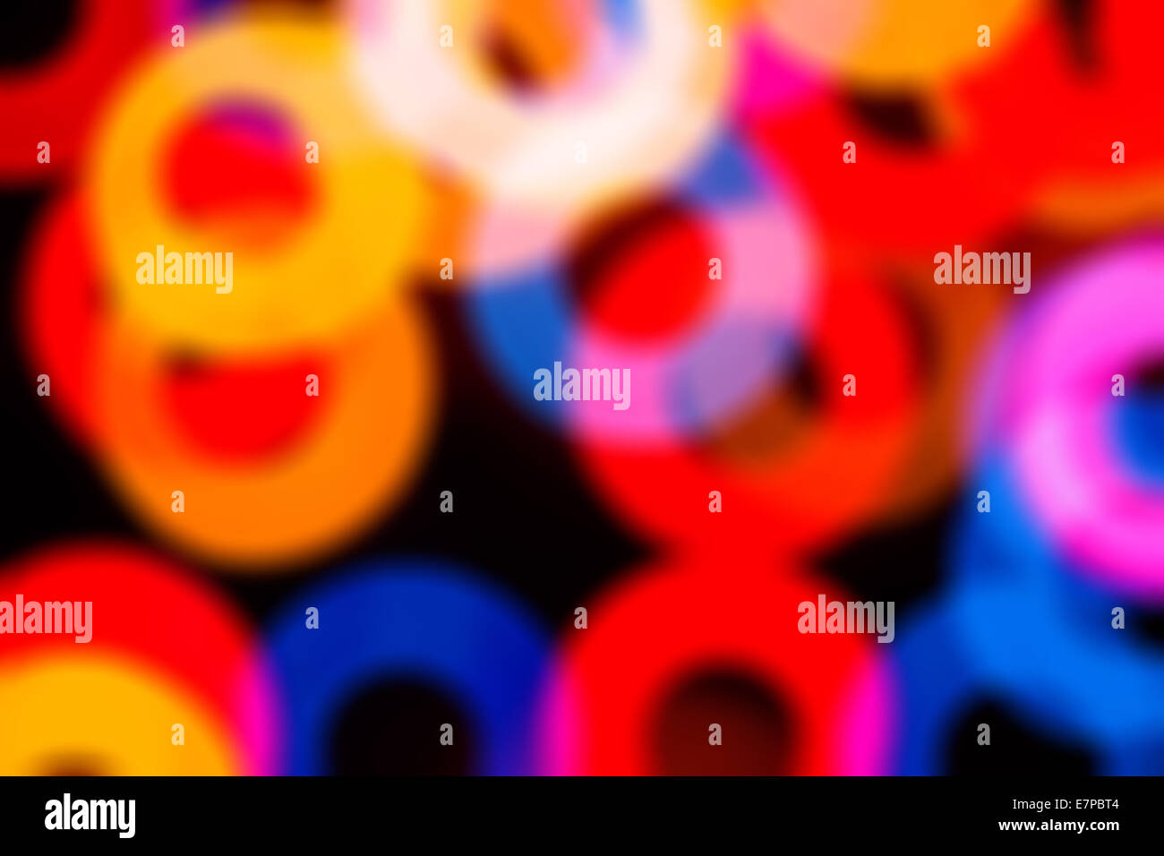 Blurred colored rings Stock Photo - Alamy