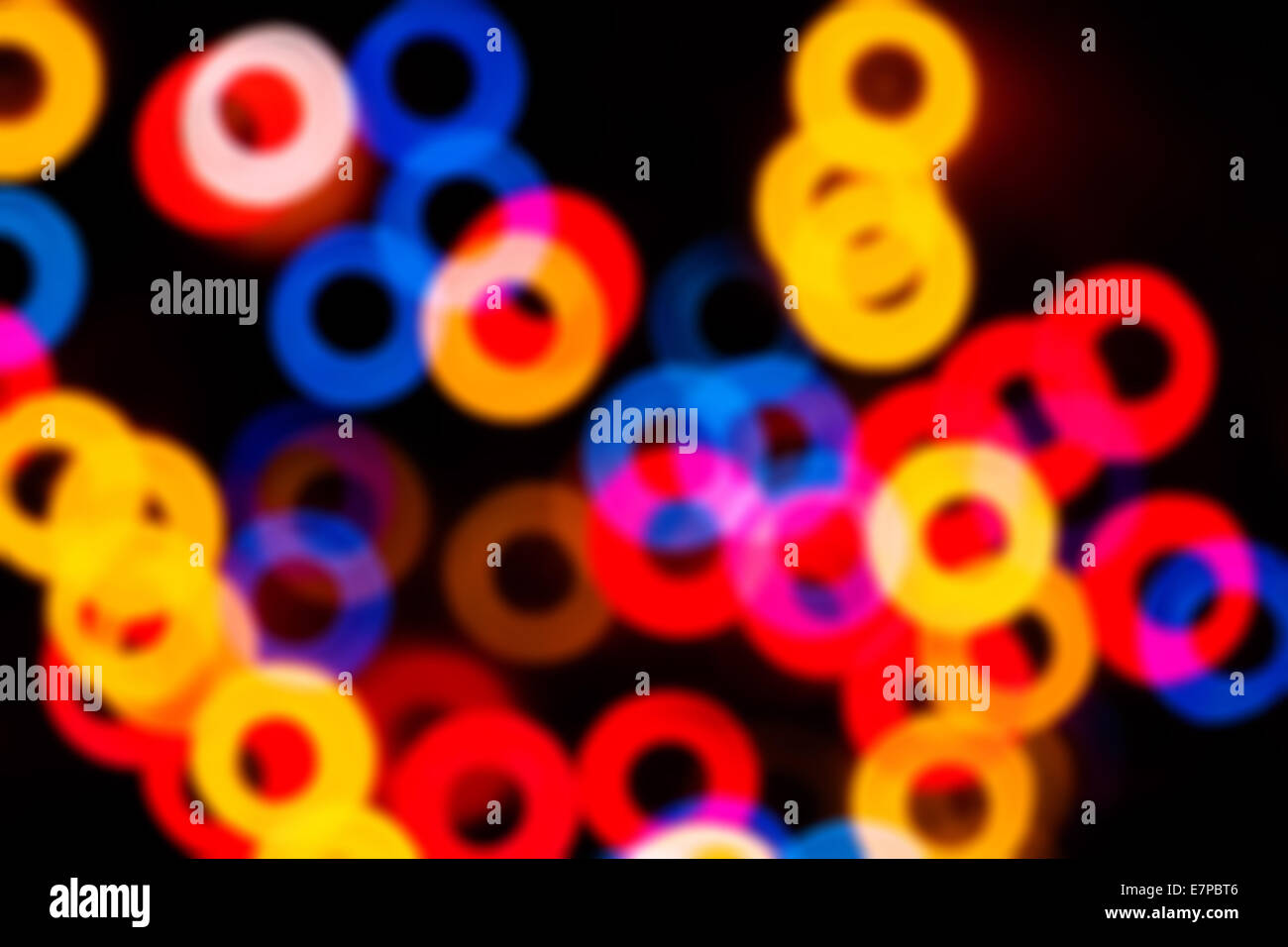 Blurred colored rings Stock Photo - Alamy