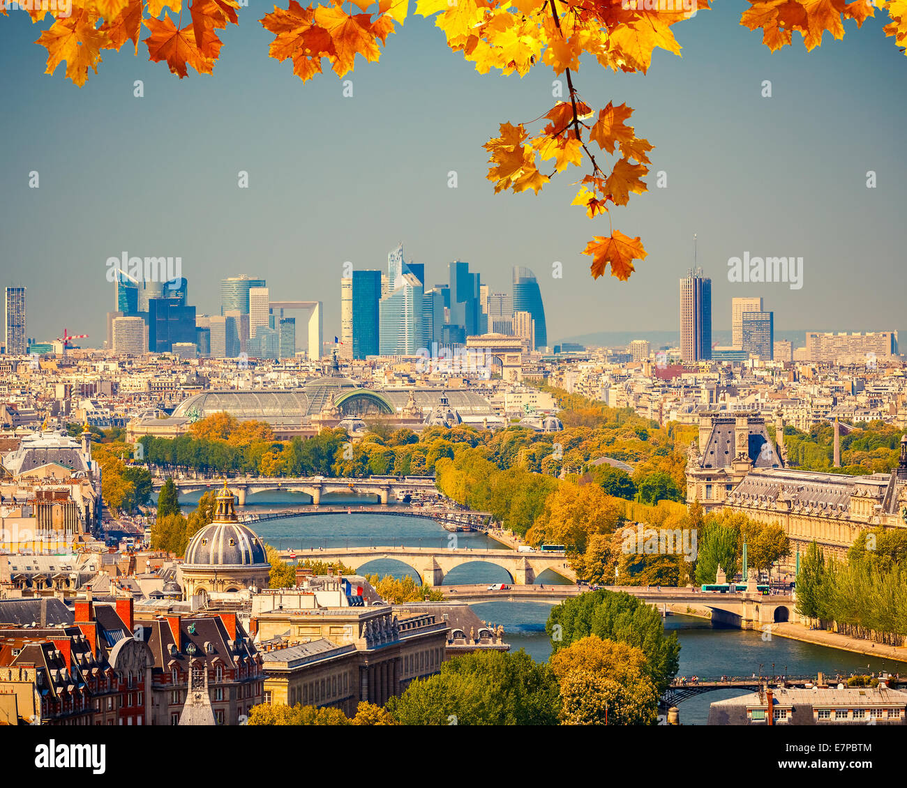 Aerial view of Paris Stock Photo - Alamy