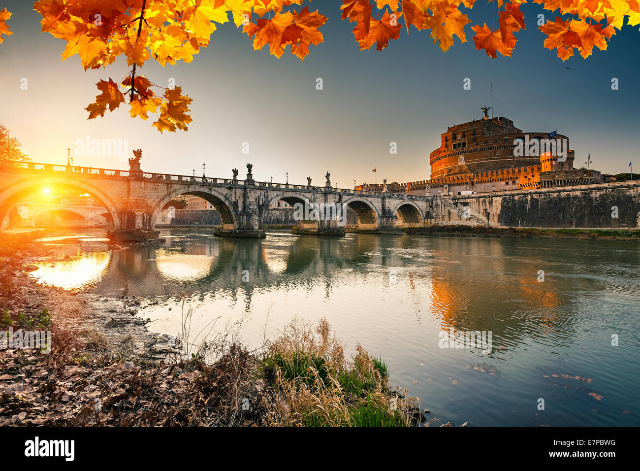 Sant'Angelo fortress, Rome Stock Photo - Alamy