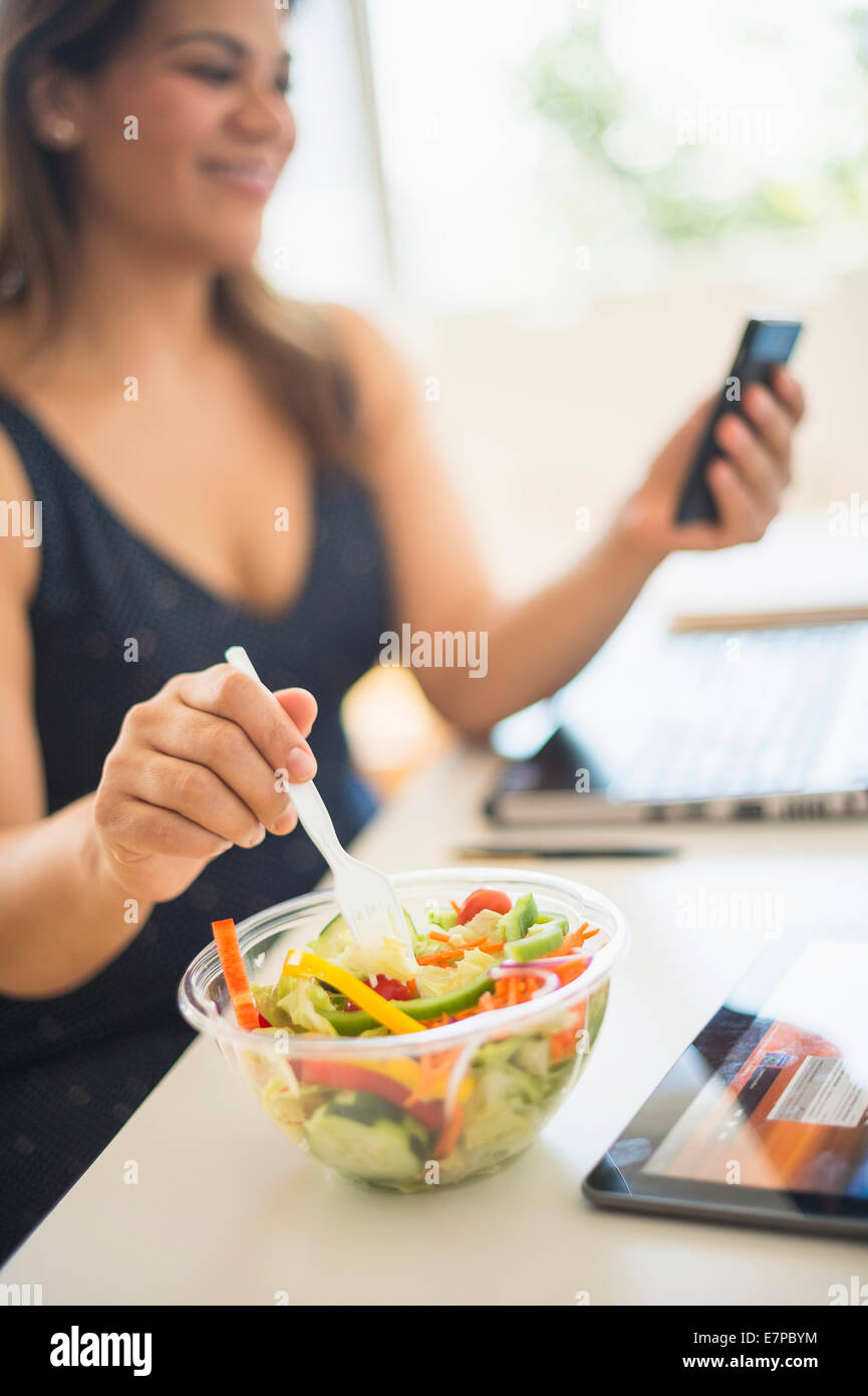 Person eating using fork hi-res stock photography and images - Alamy