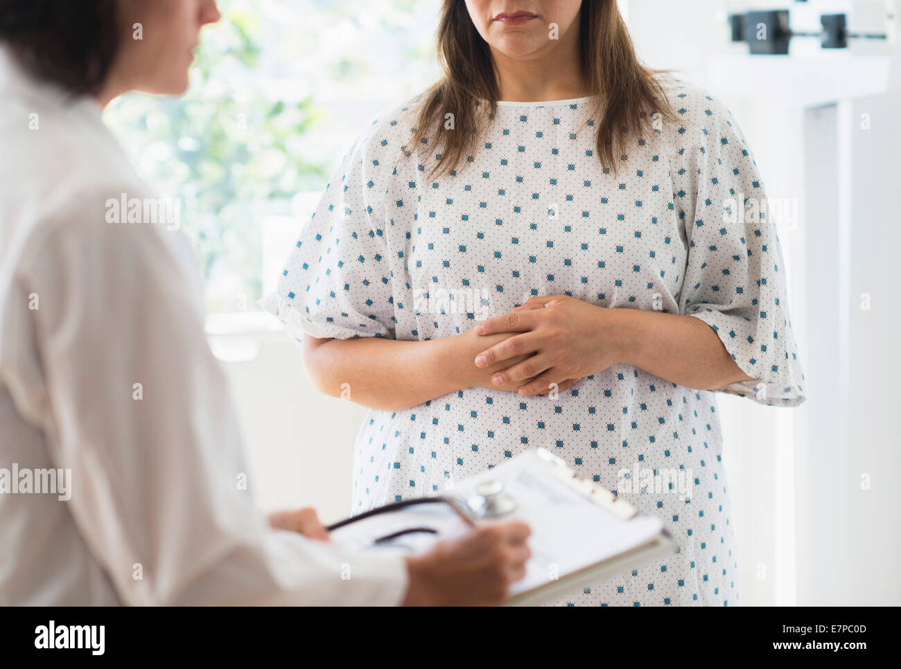 Check up visit in doctor's office Stock Photo - Alamy