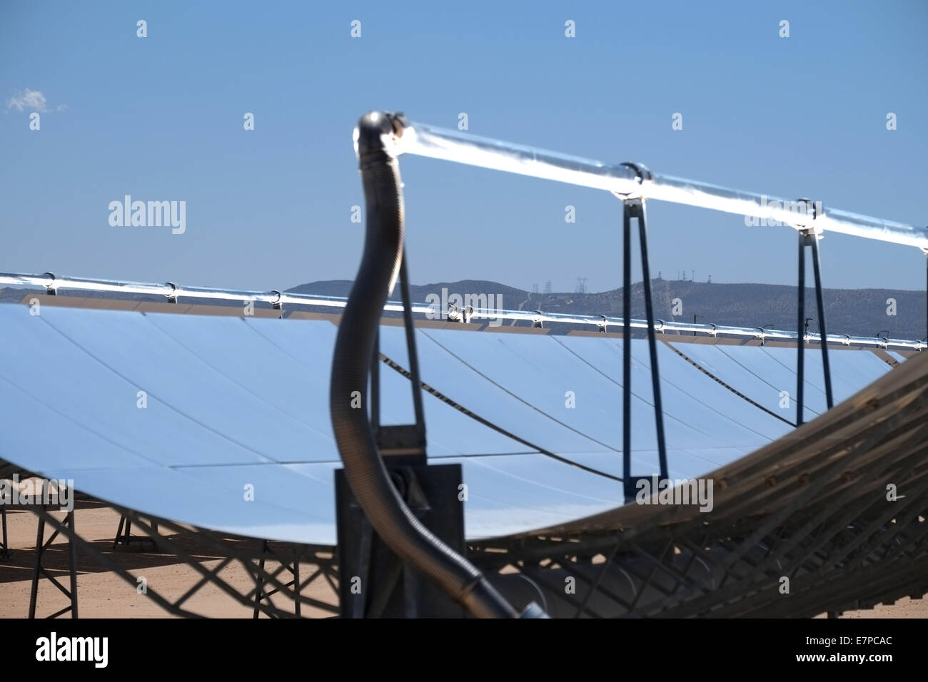 Kramer Junction Solar Generating Facility California USA Stock Photo ...